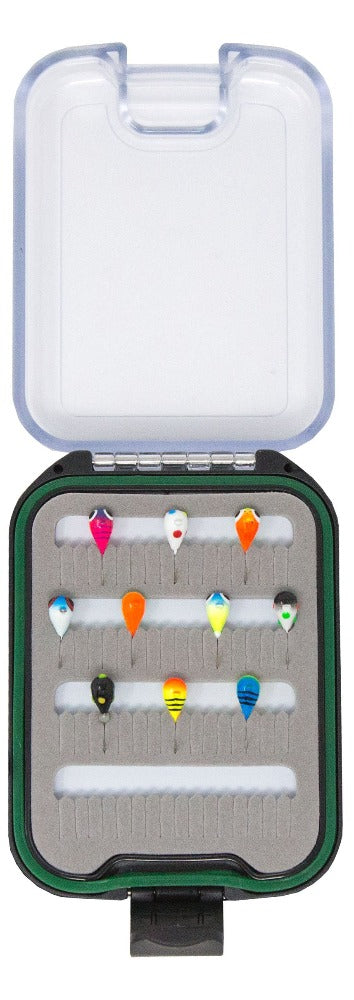 Tungsten Ice Fishing Jig Kit - 10 Piece With Waterproof / Floating Tac ...